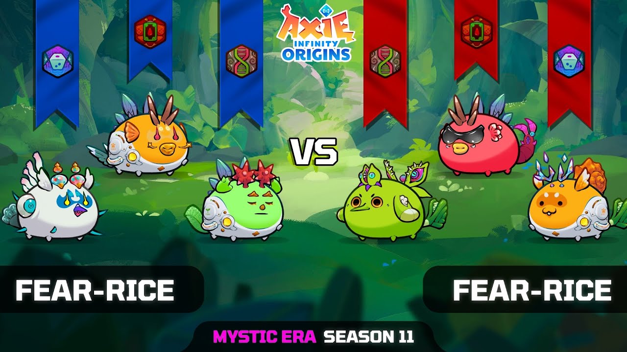 FEAR-RICE vs FEAR-RICE | SEASON 11 | AXIE INFINITY ORIGINS - YouTube