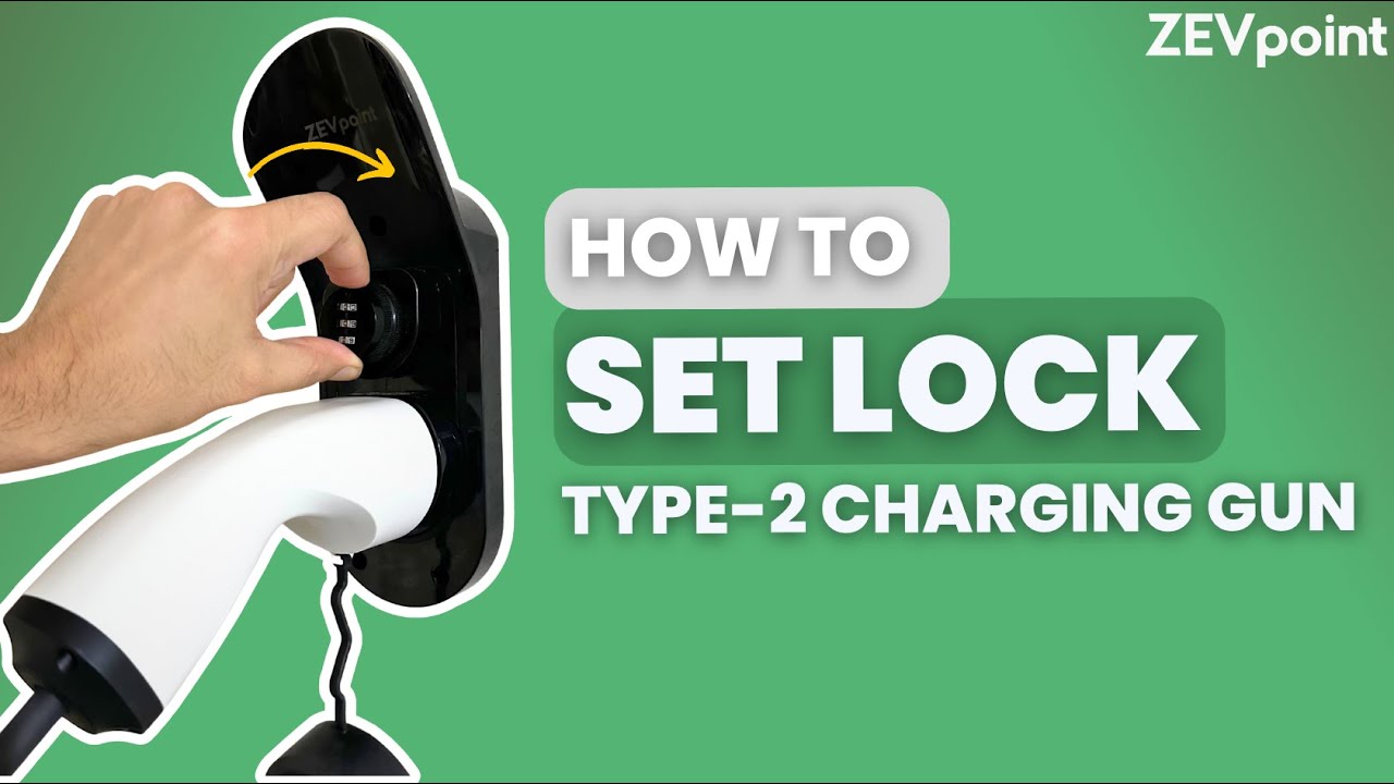 WORRIED ABOUT EV CHARGER THEFT? || TYPE-2 CHARGING GUN LOCK || ANTI ...