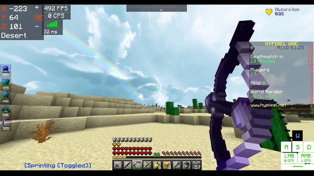 【Minecraft】UHC highlight #88 Apprentice sword rush - YouTube