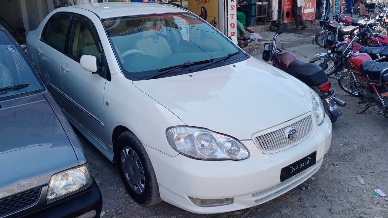 Toyota Corolla 2d saloon for sale in Pakistan Ajk full review - YouTube