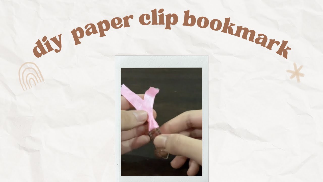 Easy DIY Paper Clip Bookmark | Crafter Hub - YouTube