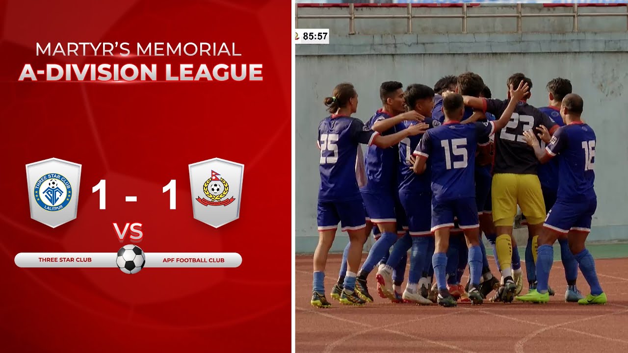 Three Star Club VS APF Football Club || MATCH HIGHLIGHTS || A Division ...