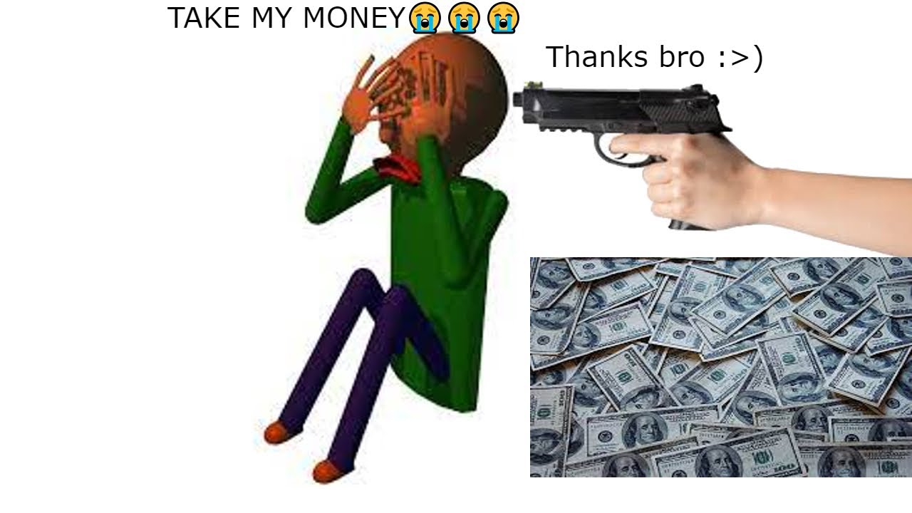 BALDI WITH A GUN - YouTube