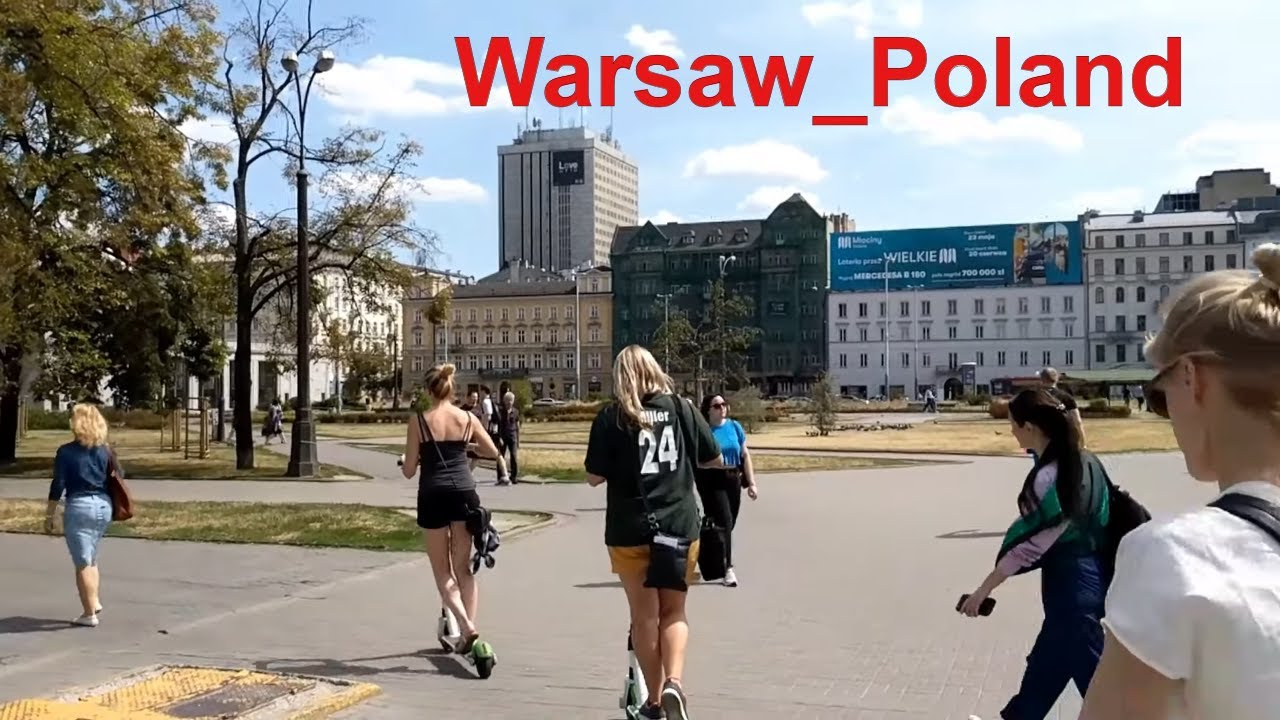 Poland Walking Tour - Visiting Poland's beautiful capital: Warsaw - YouTube