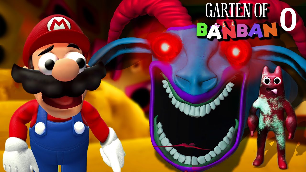 Mario Plays: Garten Of Banban 0!! - YouTube