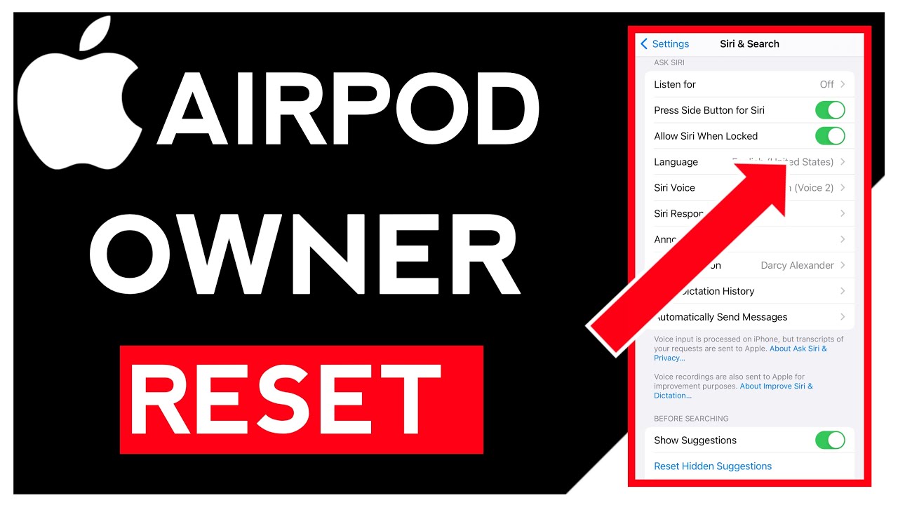 How To Factory Reset Airpods & Airpod Pro 2024 - YouTube