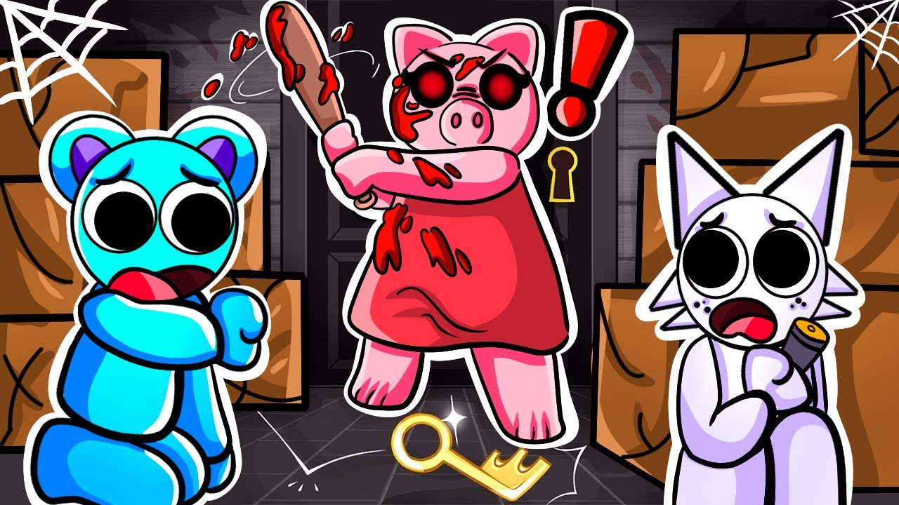 SPRUNKIS escapan de PIGGY en Roblox! - YouTube
