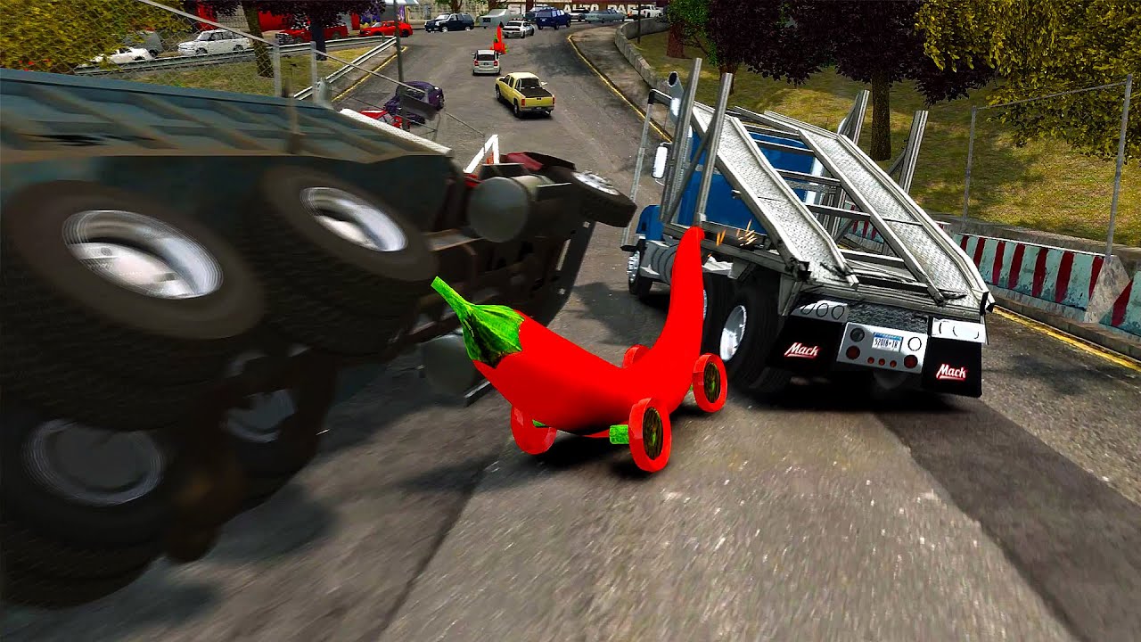 GTA 4 Crazy Chili Pepper Car #6 - YouTube