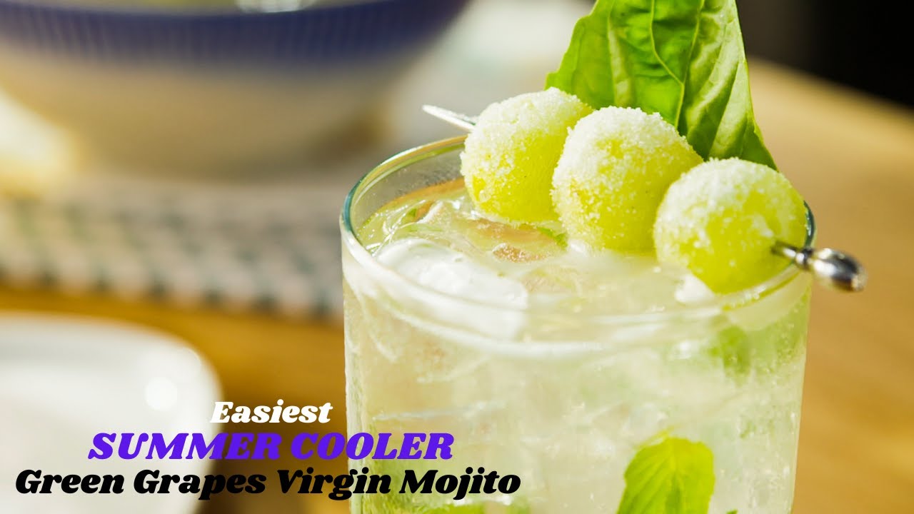 Refreshing mocktails | Virgin Mojito | Grapes Mojito | Easy Mojito ...