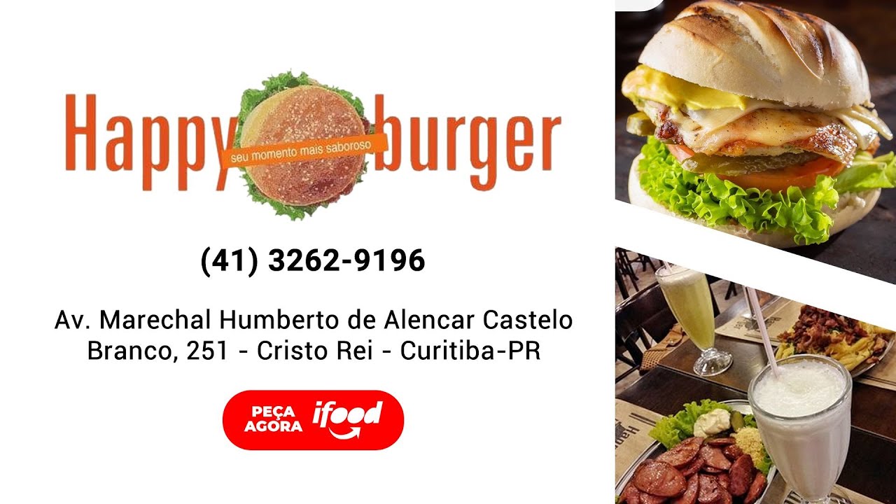 Happy Burguer Restaurante - Curitiba / PR - YouTube