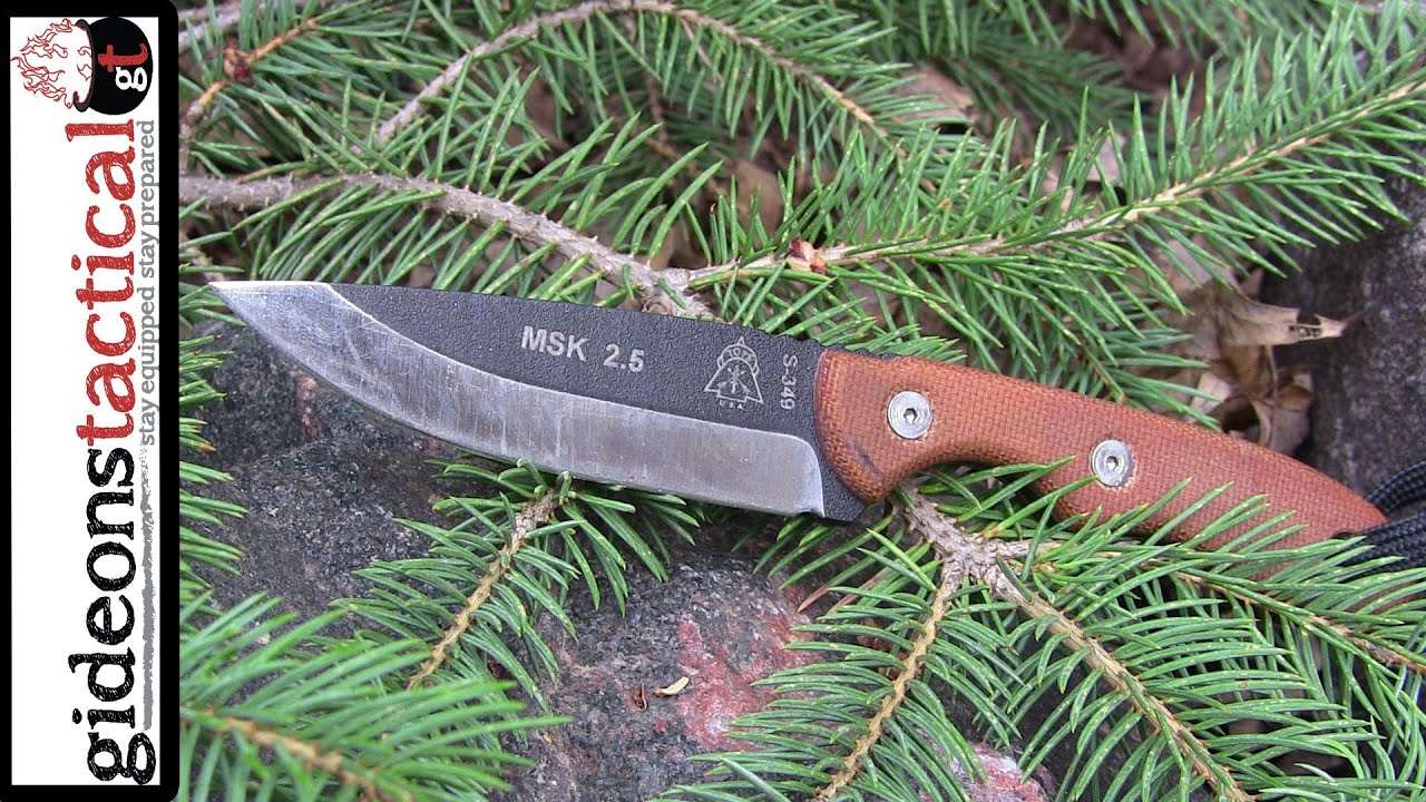TOPS KNIVES MSK 2.5 Review: Pocket Woodsmen - YouTube