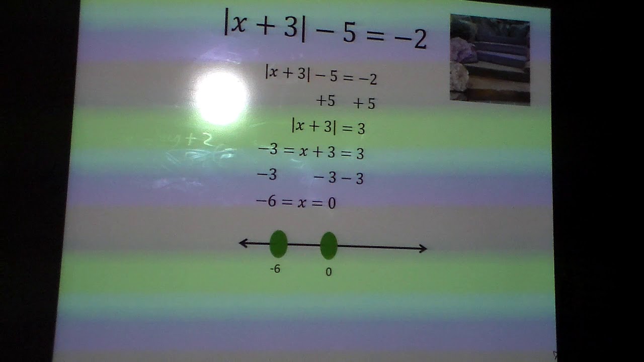 Solving Absolute Value Equations Multi Step - YouTube
