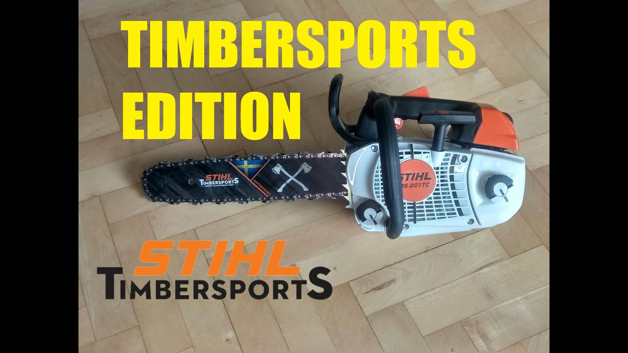 Unboxing STIHL MS 201 TC-M TIMBERSPORTS EDITION - YouTube