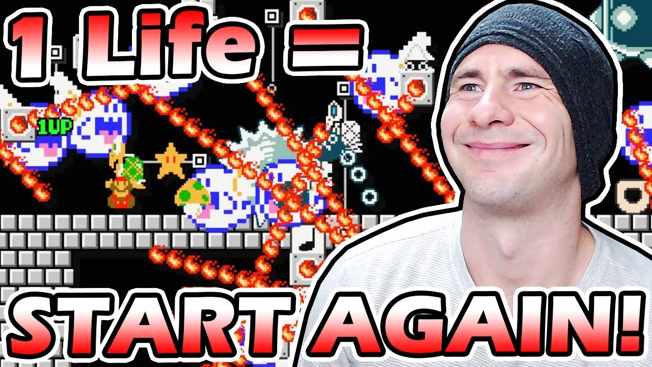 1 LIFE LOST = START OVER (#3) // Super Mario Maker 100 Mario NORMAL ...
