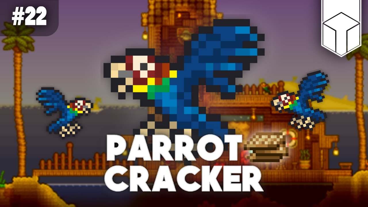 TERRARIA | TH - PARROT CRACKER - สัว์เลี้ยงจากขนม! - YouTube