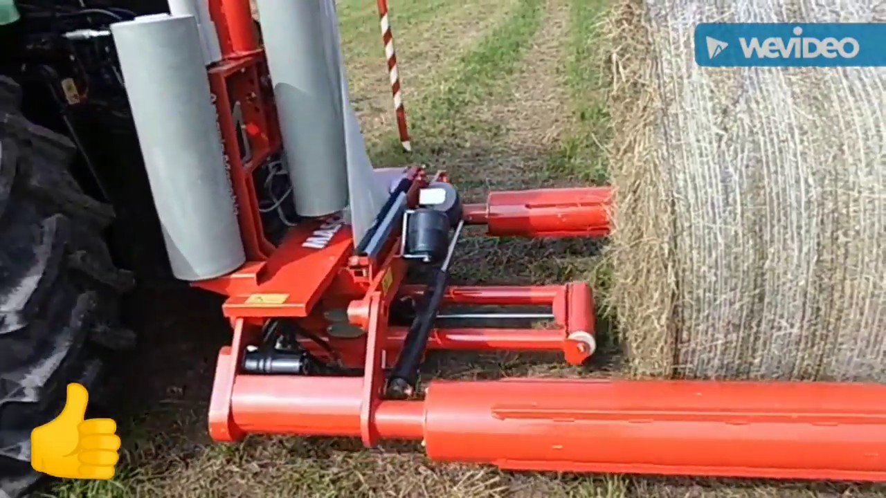 round baler machine - YouTube