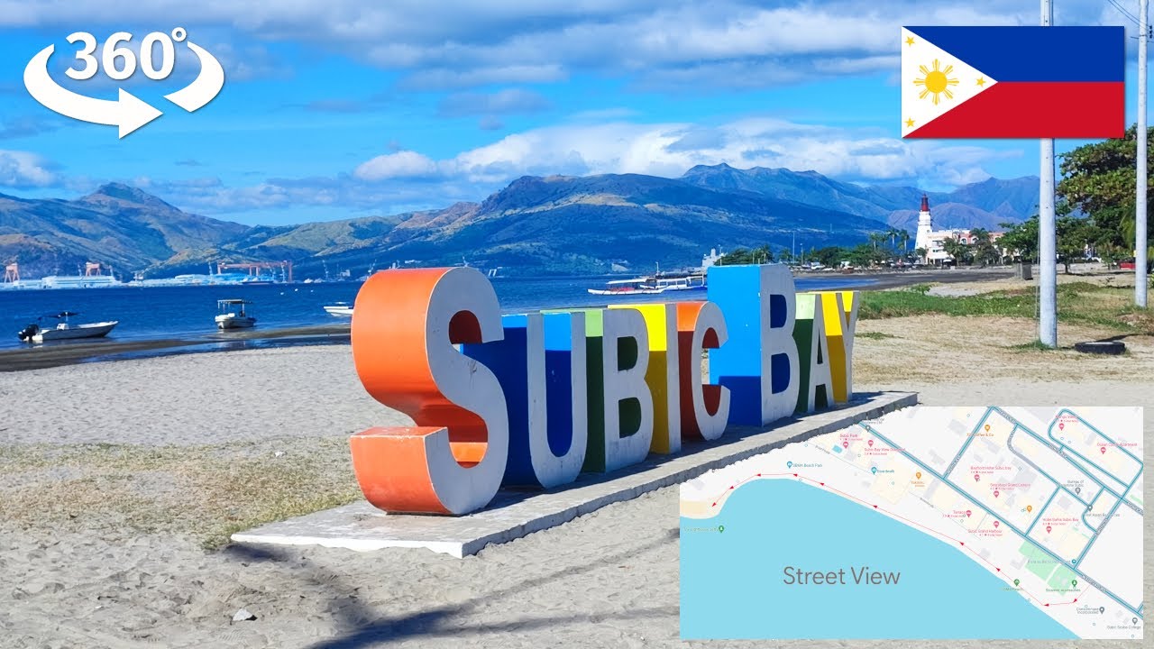 SBMA Beach Walk in 360 VR | Google Street View Stroll - Subic Bay - YouTube