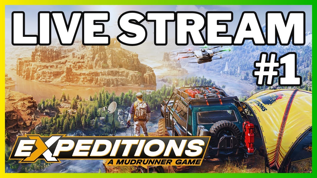 Expeditions a MudRunner Game Acesso Antecipado Live Stream - YouTube