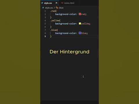 background-color-Eigenschaften in CSS #css #coding - YouTube