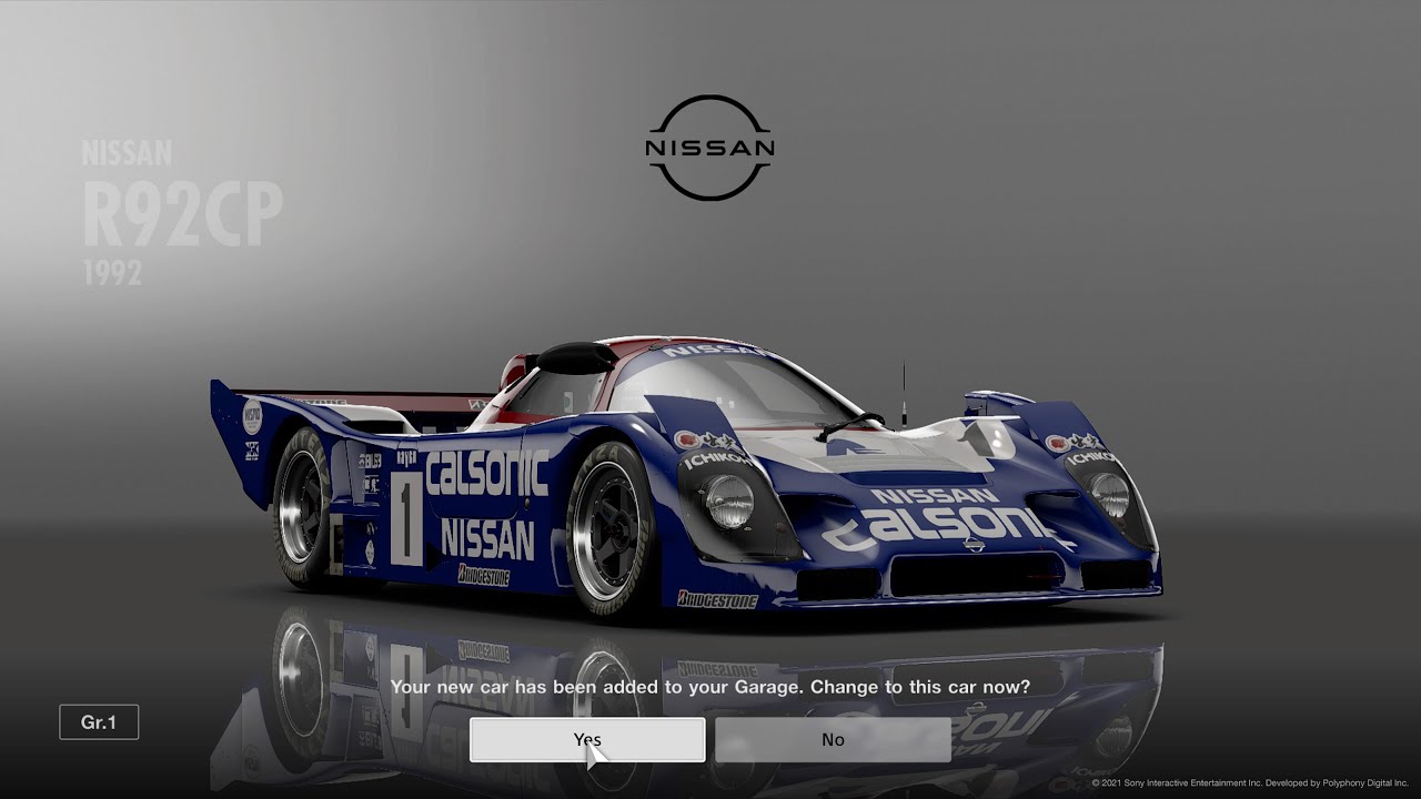 Gran Turismo™SPORT | Nissan R92CP | Test Race - YouTube