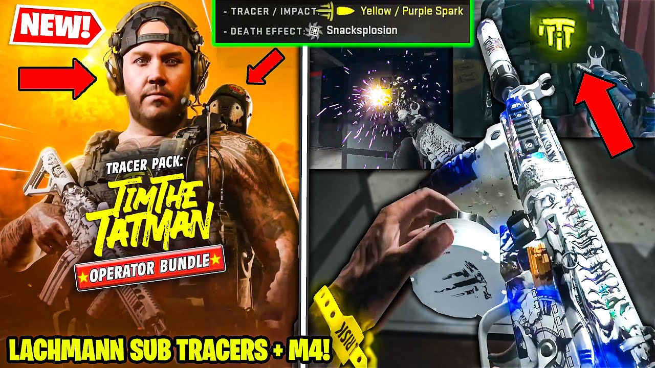MW2 SNACKS EFFECT 🌮🍩 NEW Tracer Pack TIMTHETATMAN OPERATOR BUNDLE WZ2 ...