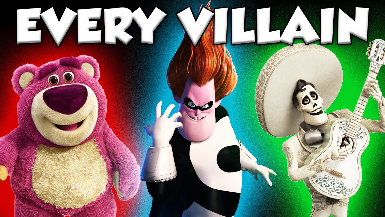 Ranking EVERY Pixar Villain - YouTube