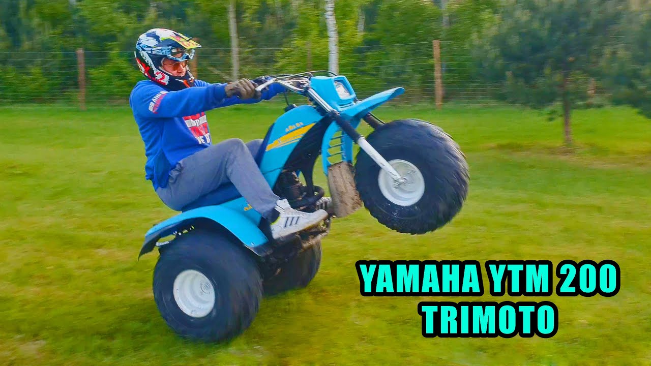 Trajka w teren ! YAMAHA YTM 200 Trimoto ! ZAKAZANA W USA ! Czegoś ...