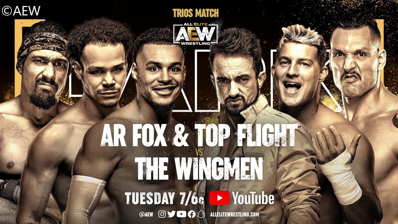 AR Fox & Top Flight vs The Wingmen / Trios Match / AEW Dark #181 / WWE ...