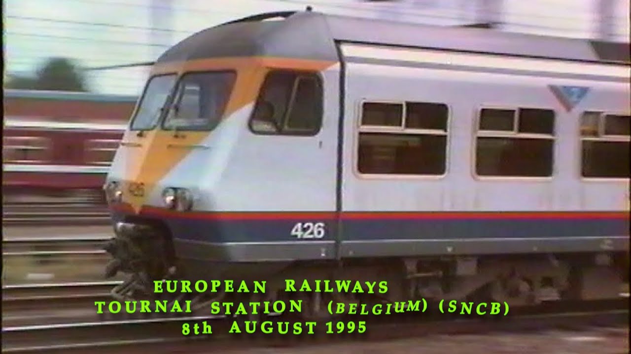 European Railways in the 1990s Tournai Station (Belgium) (SNCB) on the ...