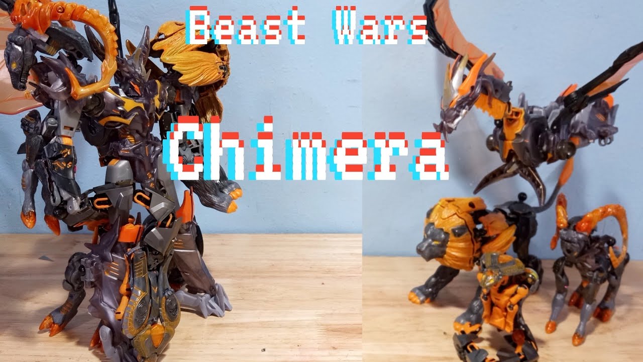A Messy Beast Wars Megazord Predaking | Custom Chimera - YouTube