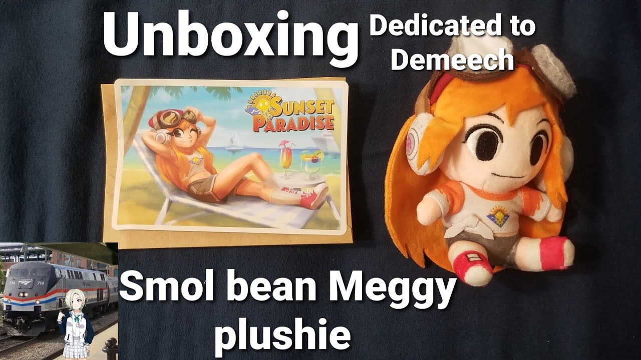 Unboxing smol bean meggy plushie (Meggy keychain plushie): Dedicated to ...