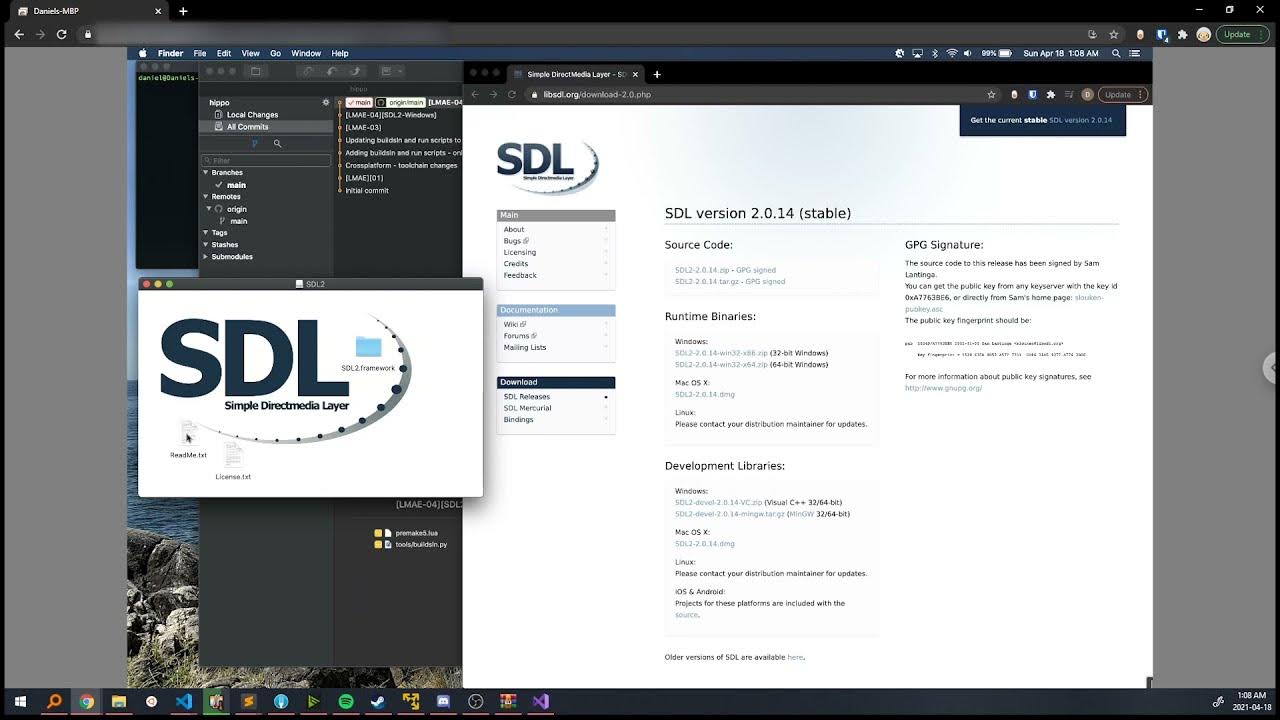 04 - Setting up SDL2 for Windows, Linux, and Mac | C++ Game Engine ...