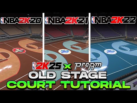 HOW TO MAKE THE OLD STAGE COURTS IN 2K25!!! - YouTube
