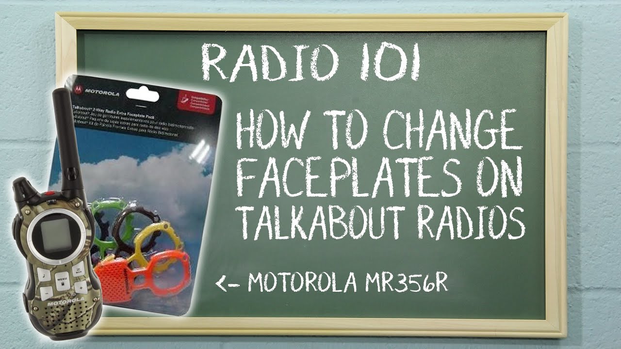 How to Change the Faceplates on Motorola Talkabout Two Way Radios ...