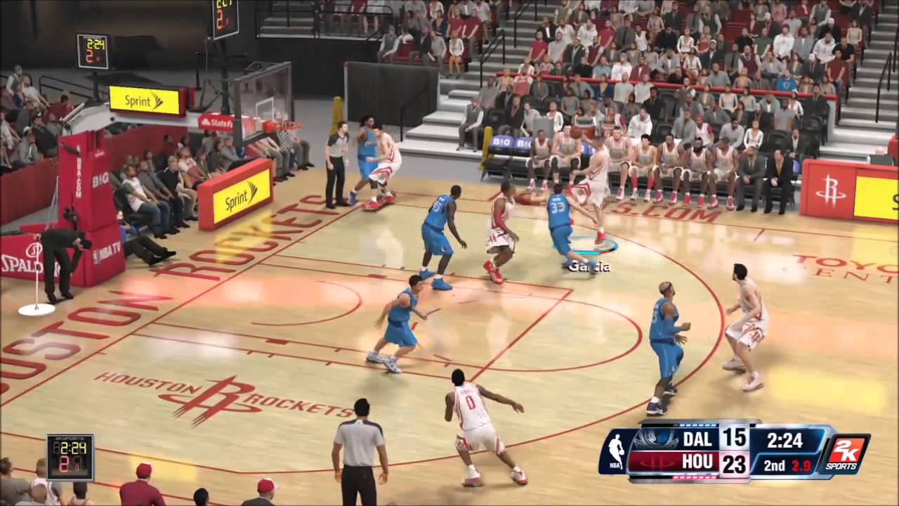 NBA 2K14 Gameplay - Dallas Mavericks vs Houston Rockets Full Game (Xbox ...