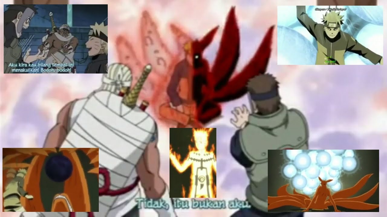 Naruto vs kyubi_yamato,killer bee, sub indo_naruto shipuden - YouTube