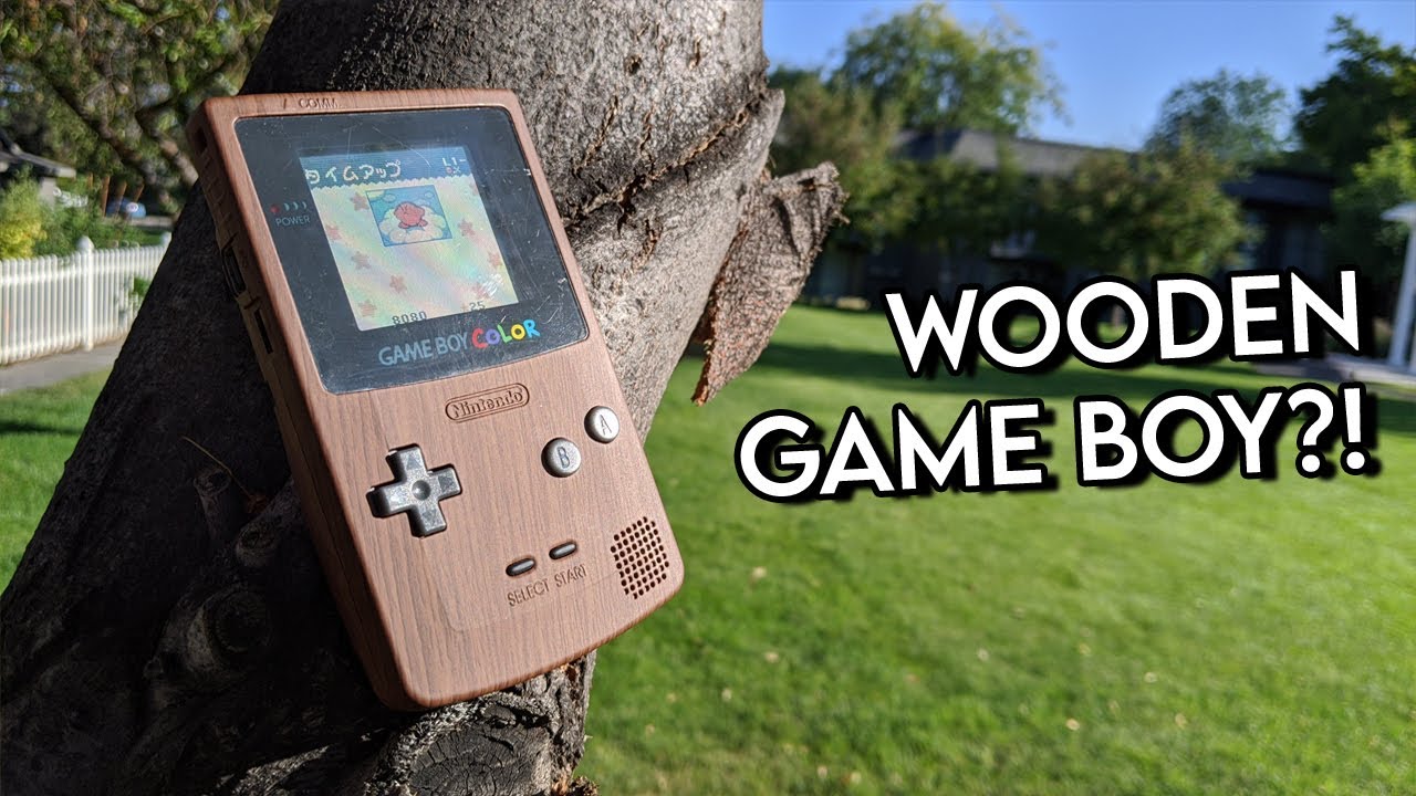 Wood-Grained Game Boy Color Shell Installation - eXtremeRate - YouTube