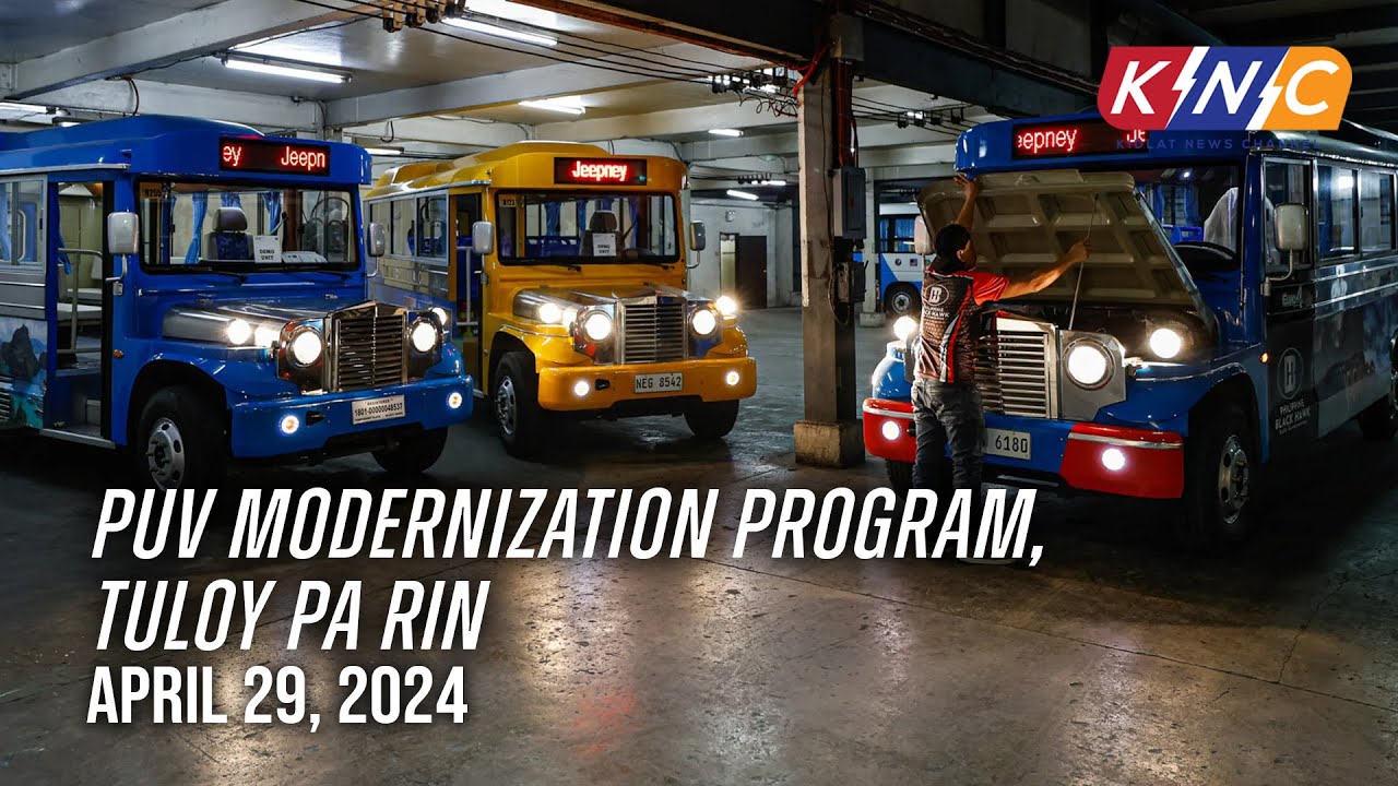 PUV modernization program, tuloy pa rin | Kidlat News Update (April 29 ...