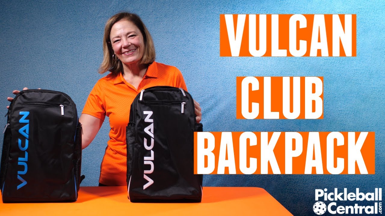 Vulcan Club Pickleball Backpack - YouTube