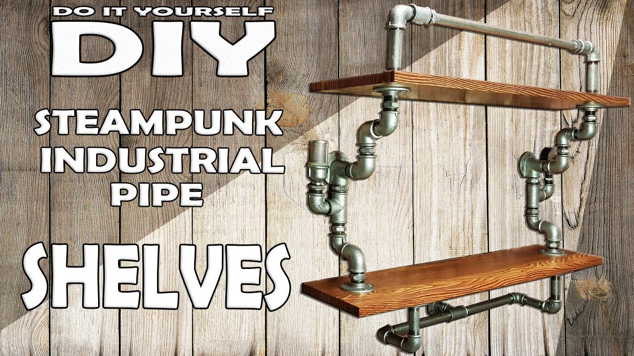 entertainment unit / steampunk /How to build a industrial rustic black ...