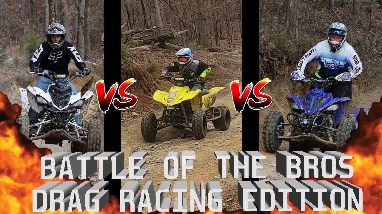 Yamaha Raptor 700R VS Suzuki LTZ 400 Drag Racing 2023 - YouTube