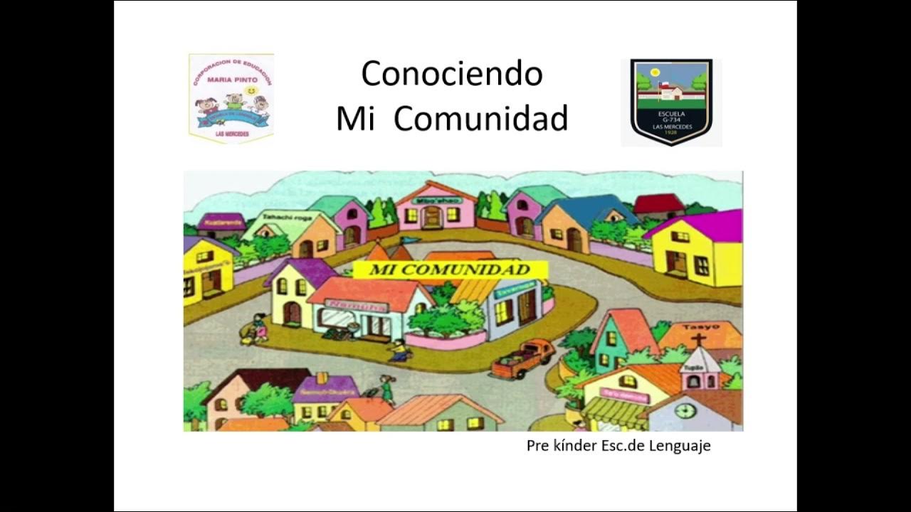 Conociendo mi comunidad Pre Kínder Escuela De Lenguaje - YouTube
