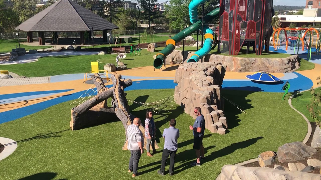 The Ice Age Floods Playground in Riverfront Park is Done! Bernardo ...