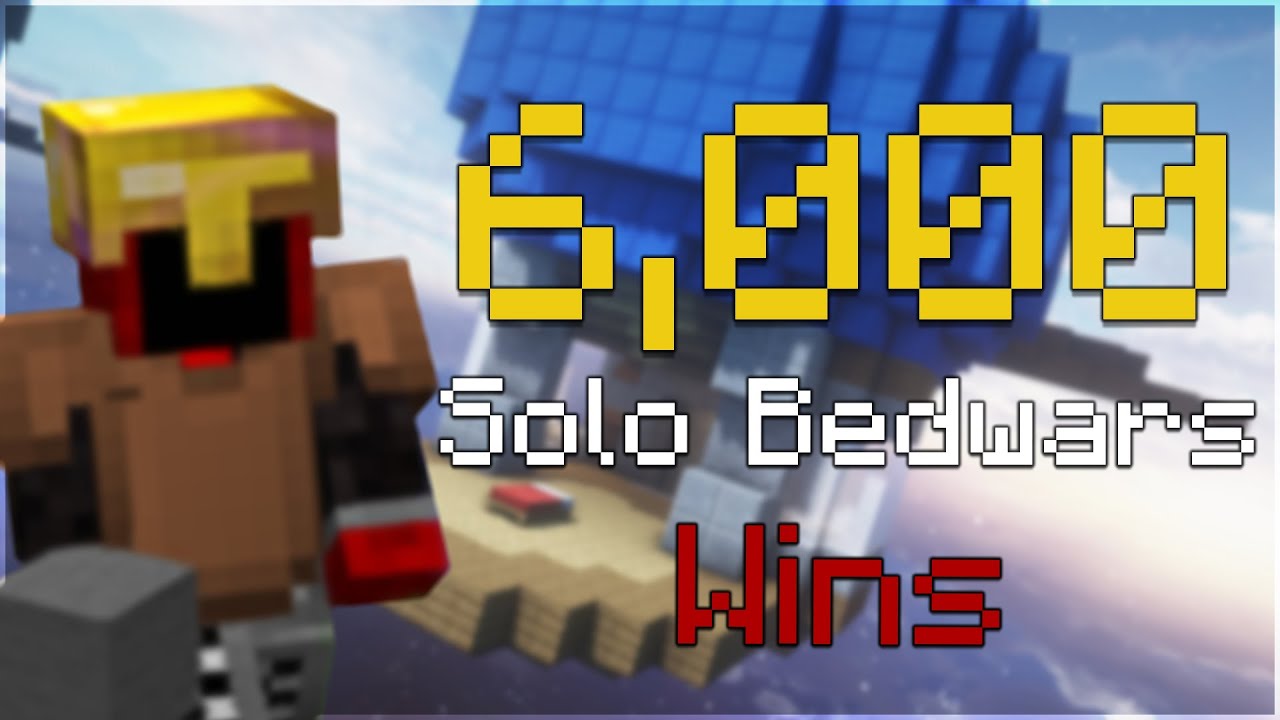 6,000 Solo Bedwars Wins - YouTube