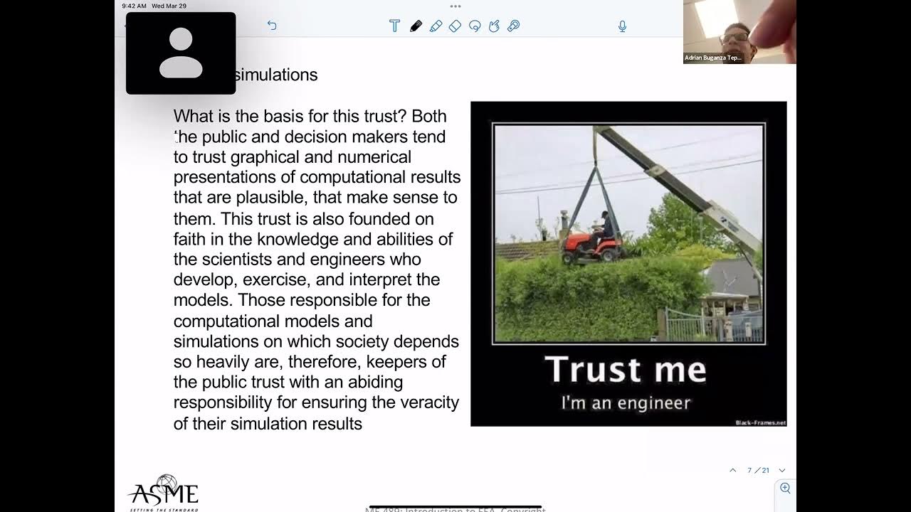 ME489 Introduction to FE Lecture 18 Verification and Validation - YouTube