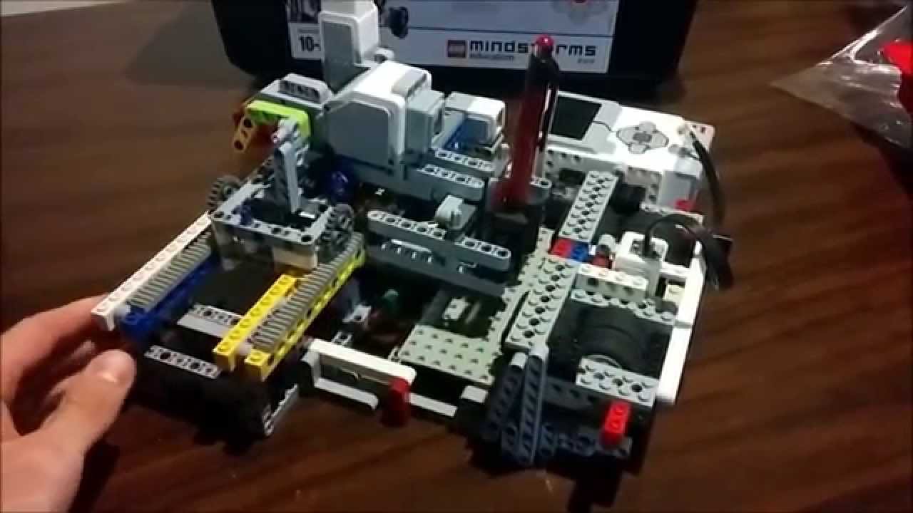 Lego Mindstorms EV3 Printer V1 - YouTube