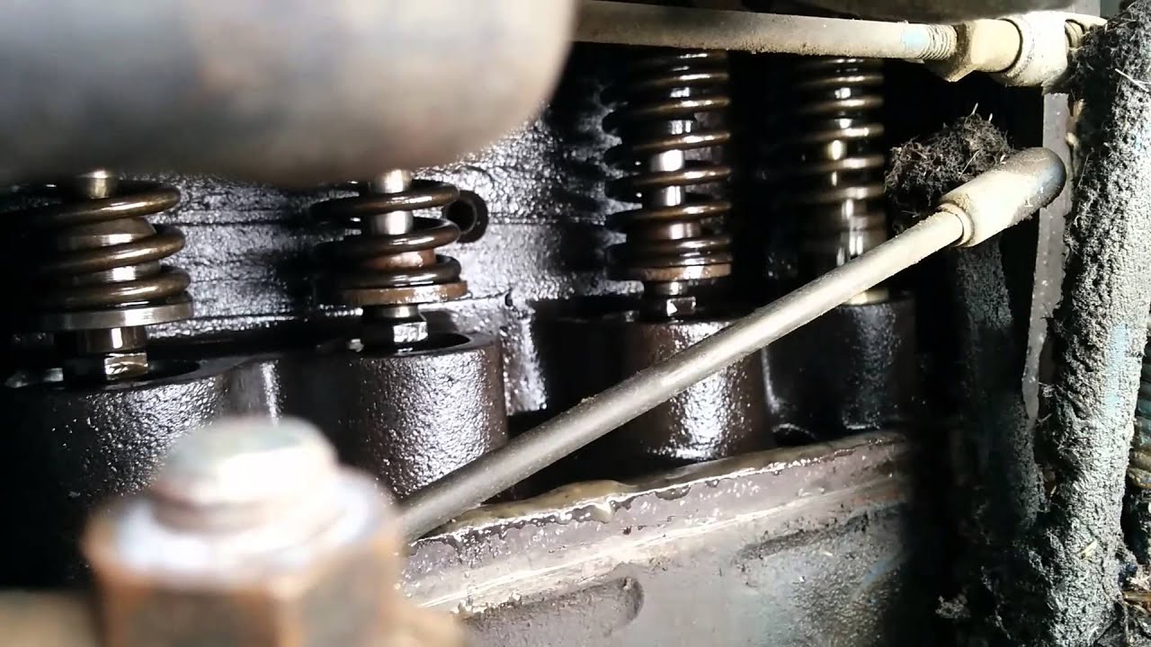 Ford 8N 1 And 2 Valves W o The Valve Cover YouTube