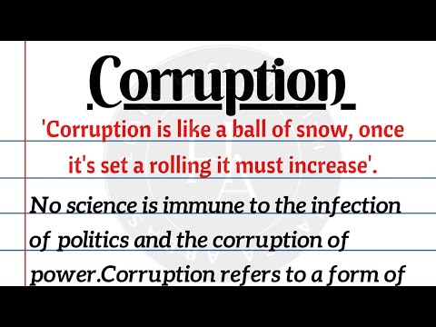 Corruption Essay in English with Quotations|Corruption|Essay on ...