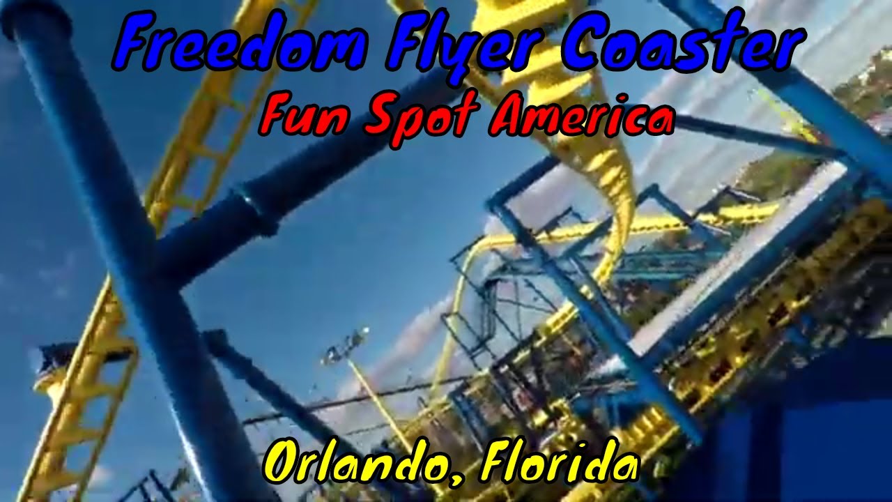 Freedom Flyer Coaster POV at Fun Spot America in Orlando, FL - YouTube