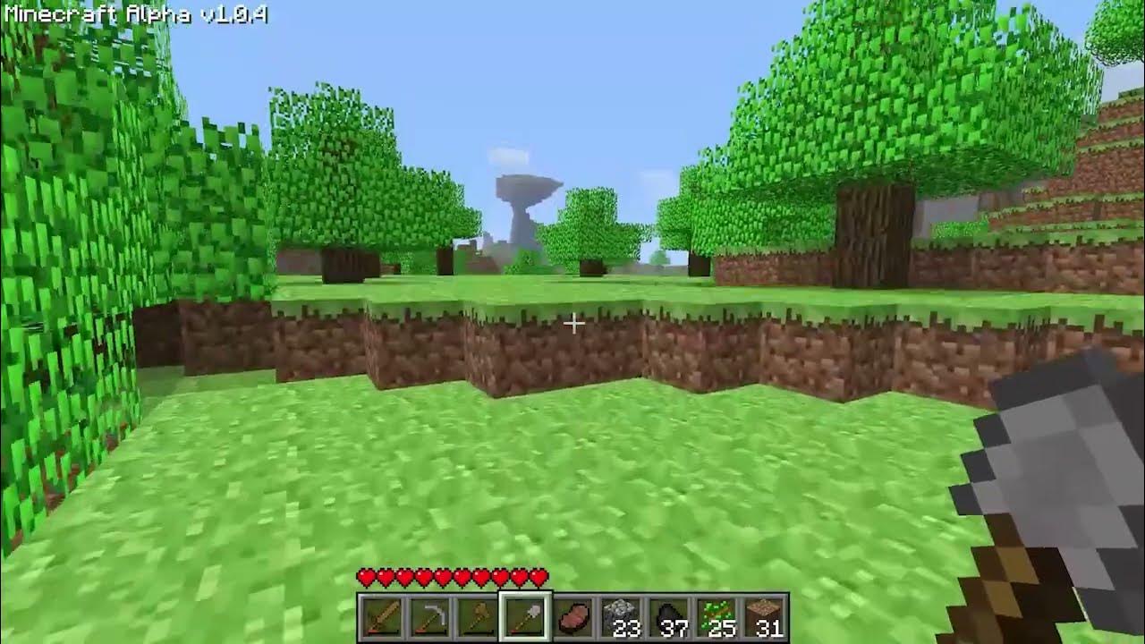 Classic Minecraft: Episode 2 - 20 Years Old (Alpha 1.0.4) - YouTube